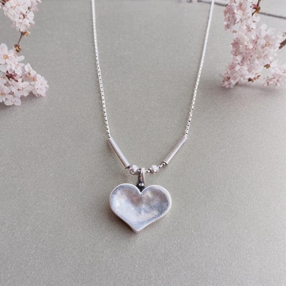 Silpada | Jewelry | Silpada Silver Heart Necklace Vintage N54 | Poshmark